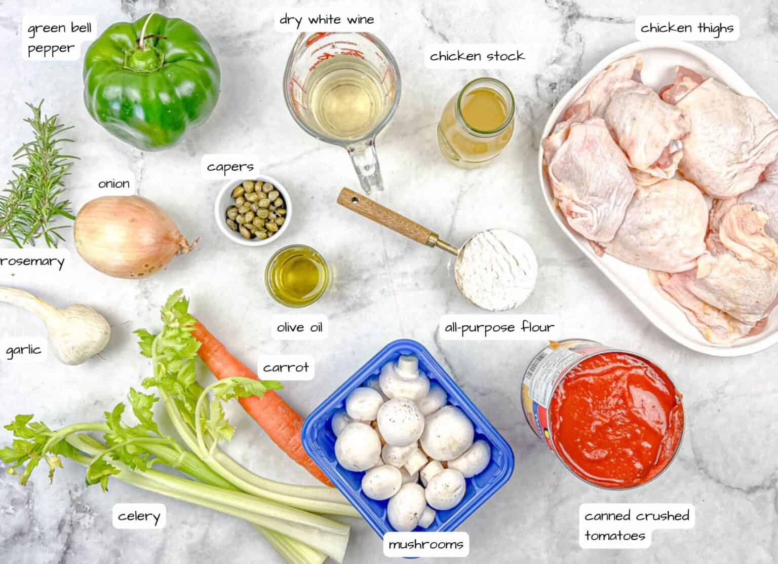 Chicken Cacciatore - Retro Recipe Book
