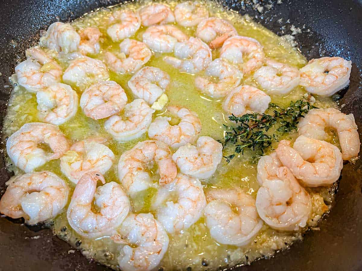Classic Shrimp Scampi - Retro Recipe Book