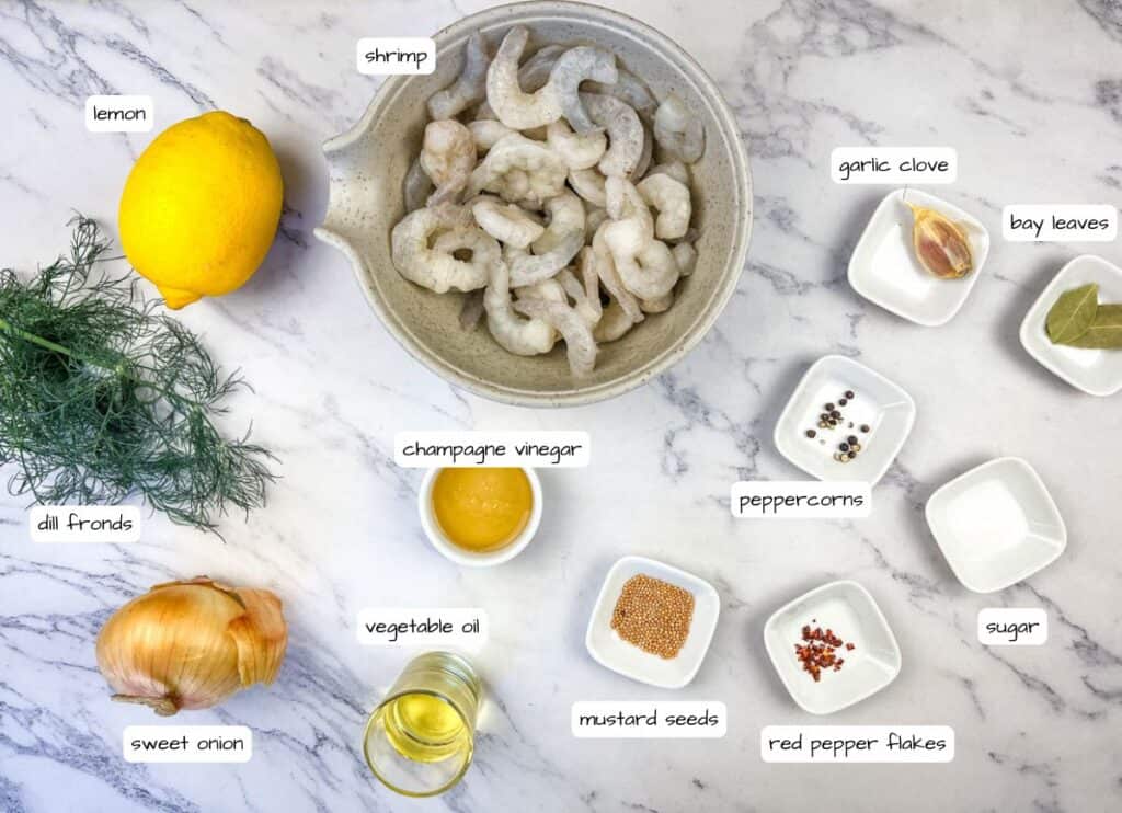 Southern Style Pickled Shrimp - Retro Recipe Book