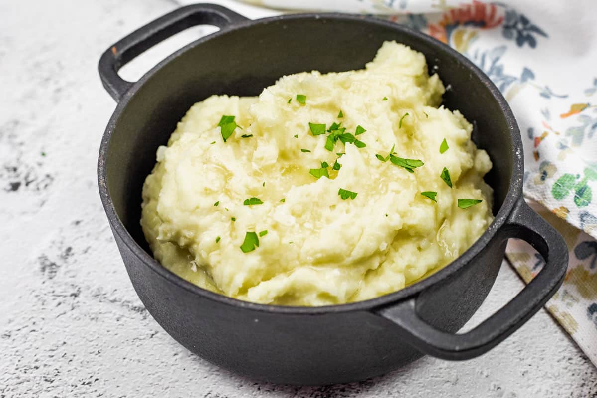 Grandma's Mashed Potatoes - Retro Recipe Book