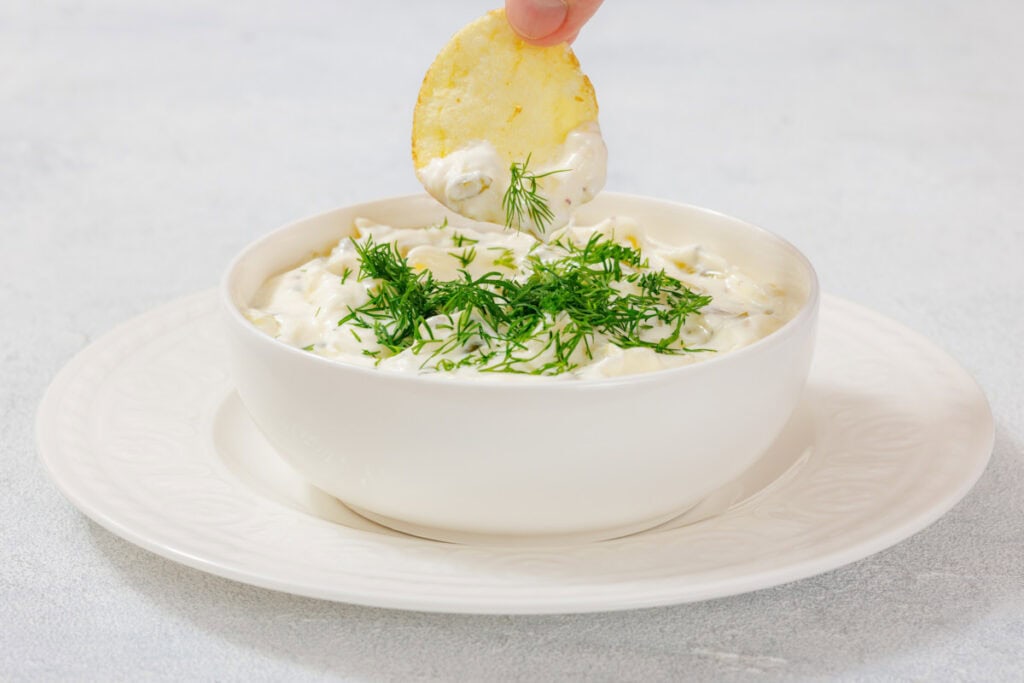 Dill Pickle Dip - Retro Recipe Book