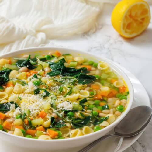 Spring Minestrone - Retro Recipe Book
