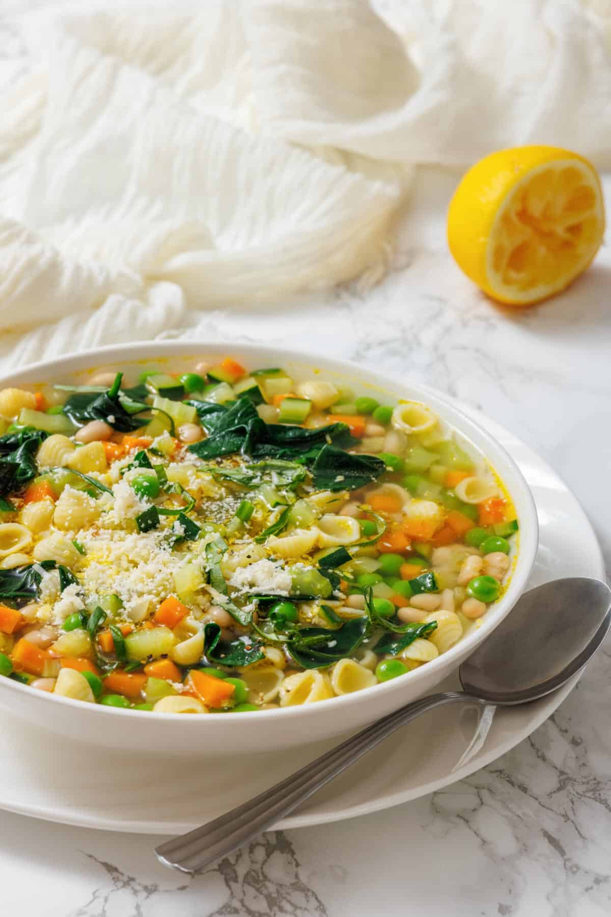 Spring Minestrone - Retro Recipe Book
