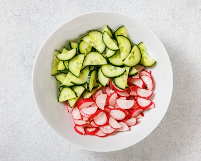Creamy Radish Salad - Retro Recipe Book