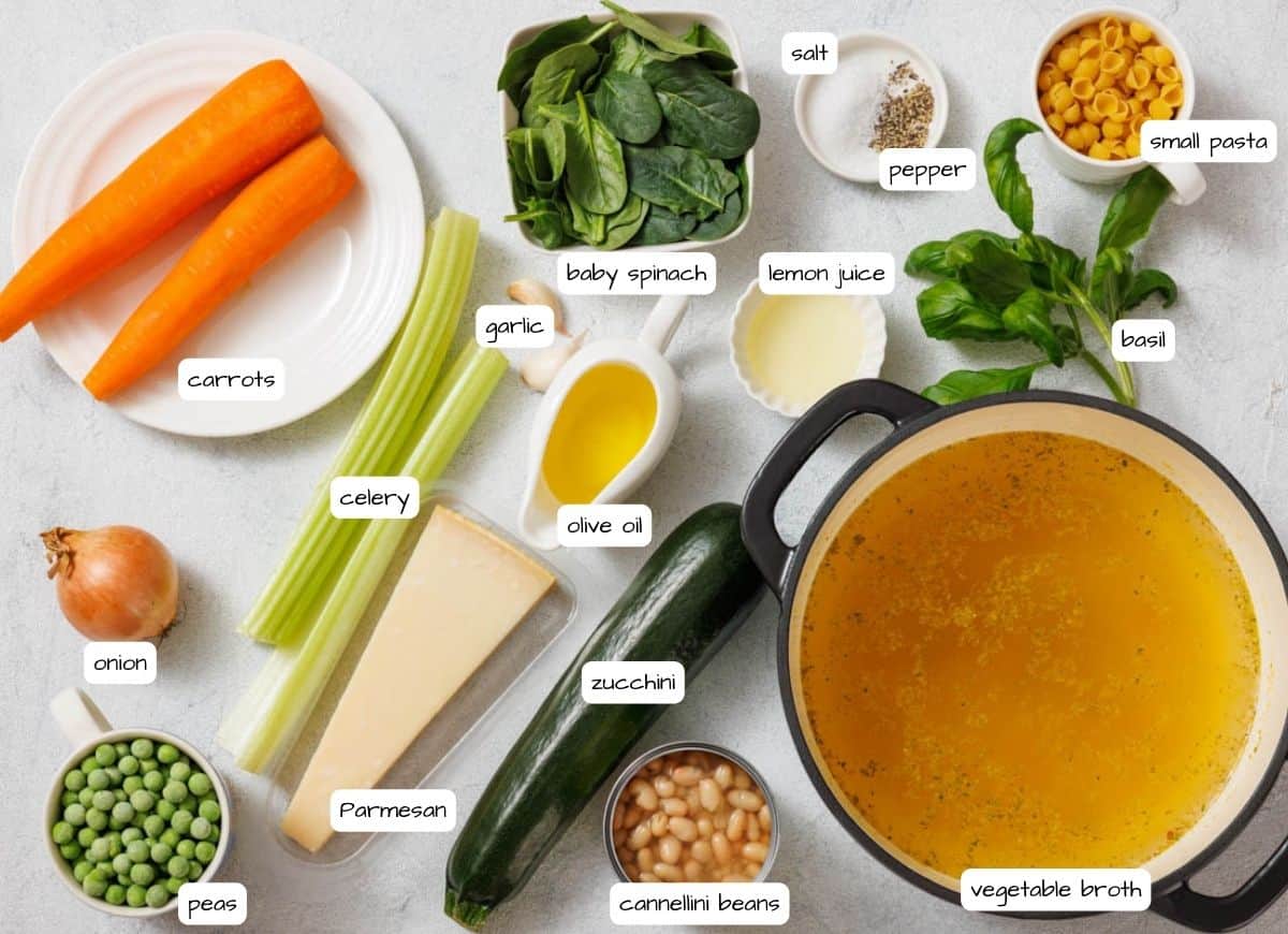 Spring Minestrone - Retro Recipe Book