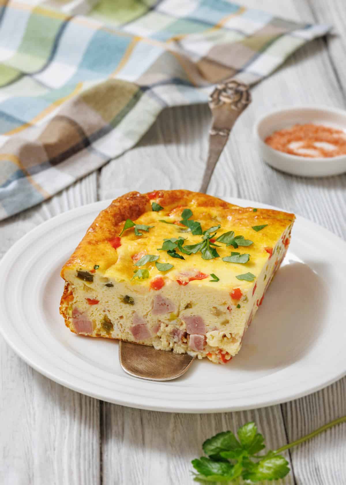 Grandma's Baked Western Omelet - Retro Recipe Book