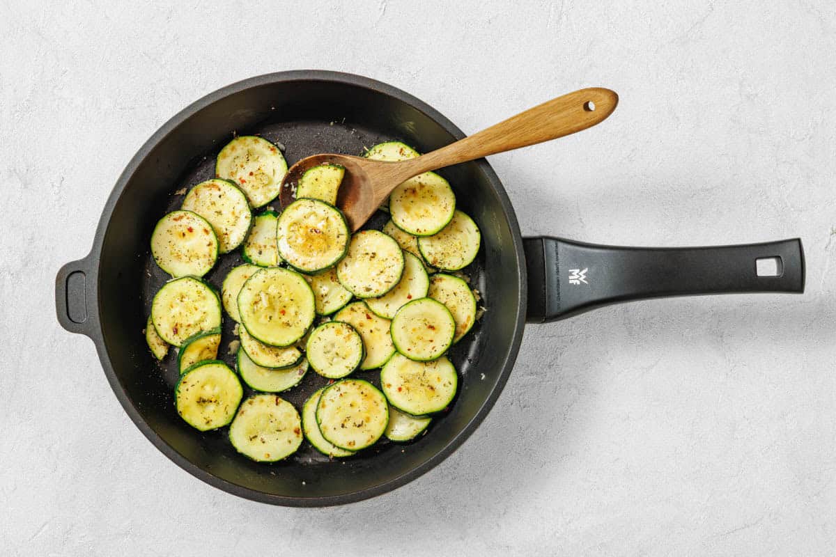 Italian Sauteed Zucchini - Retro Recipe Book