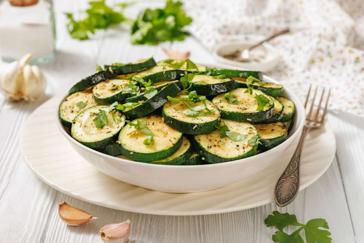 Italian Sauteed Zucchini - Retro Recipe Book