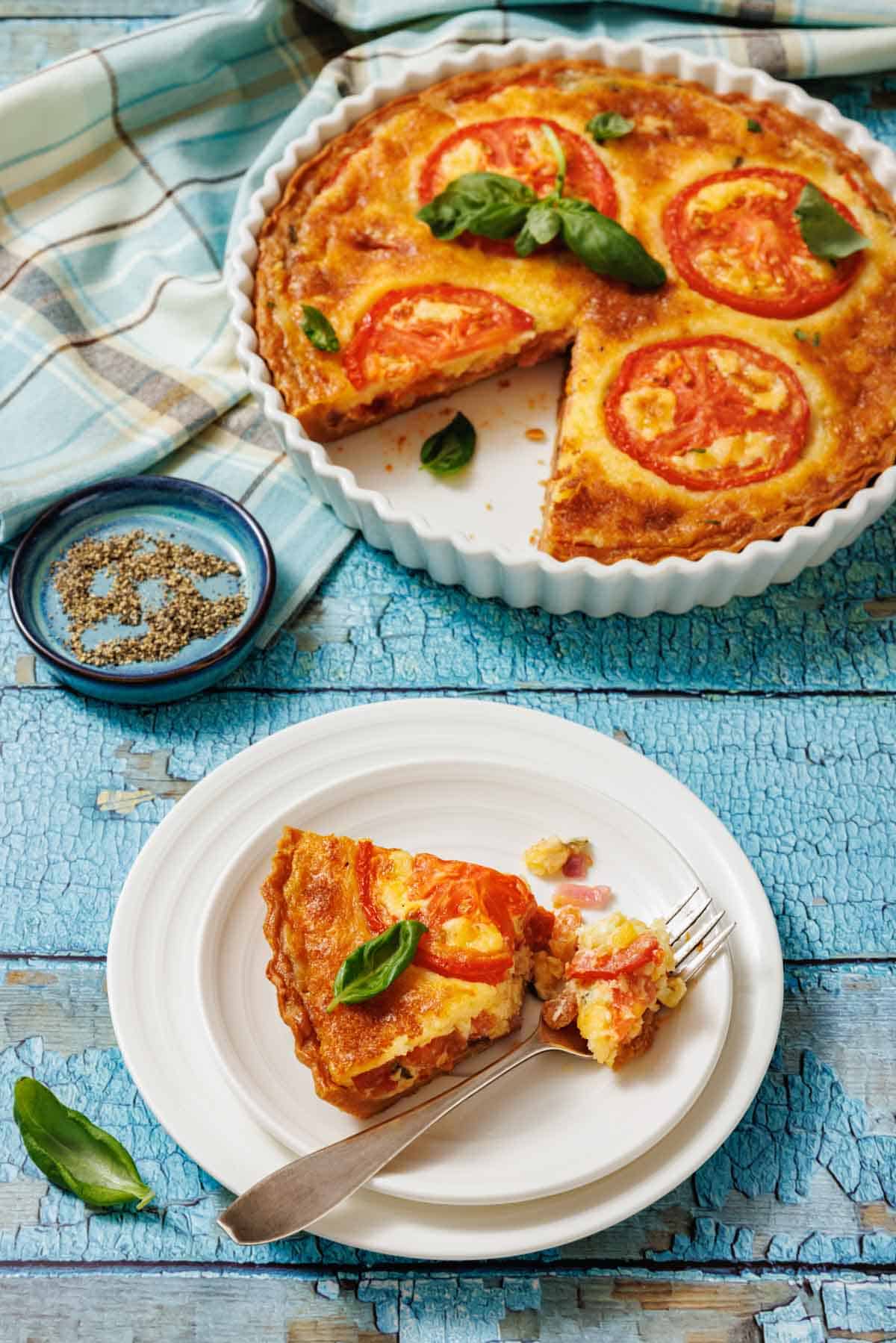 Southern Tomato Pie - Retro Recipe Book