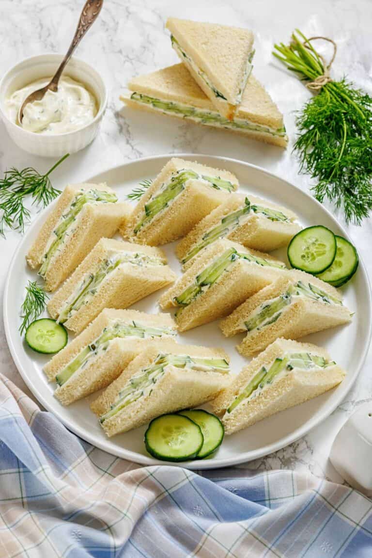 Classic Cucumber Sandwiches - Retro Recipe Book