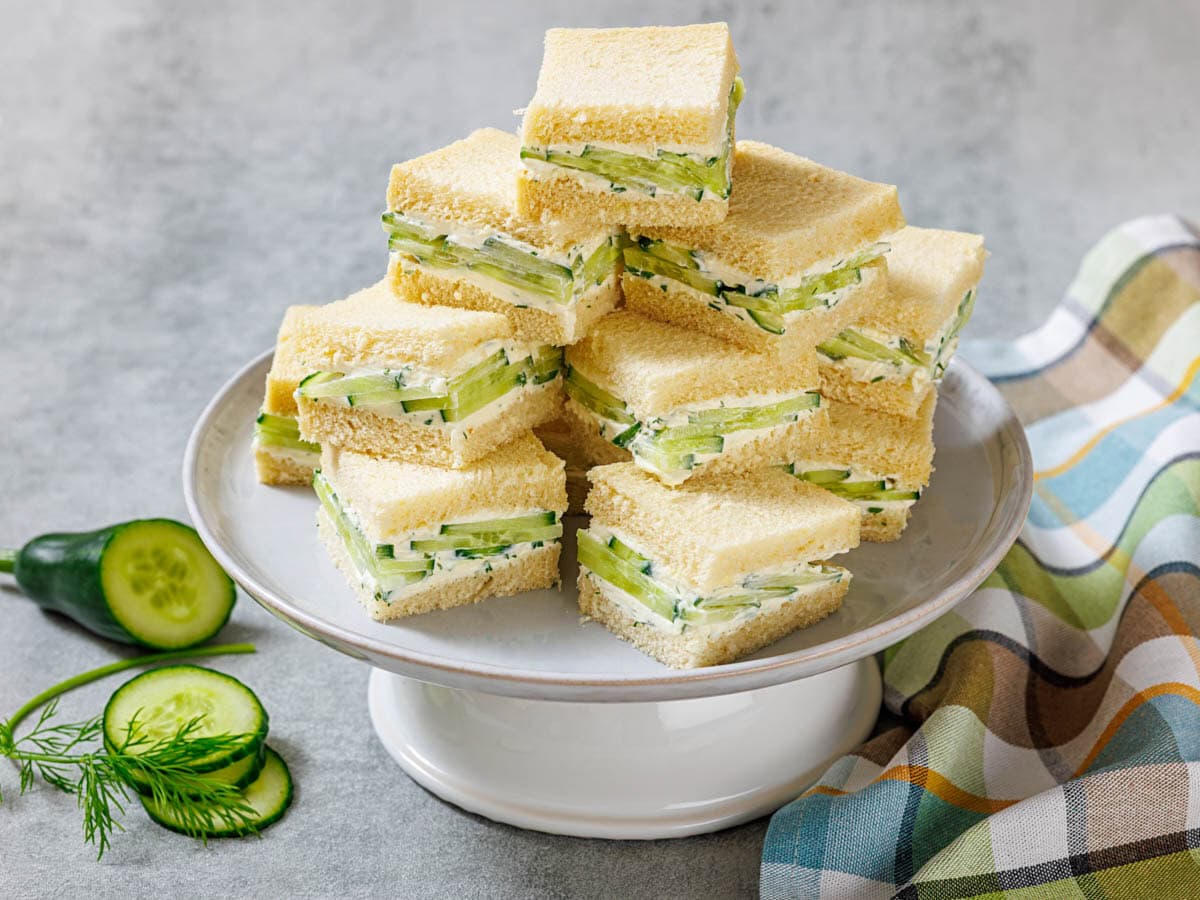Classic Cucumber Sandwiches - Retro Recipe Book