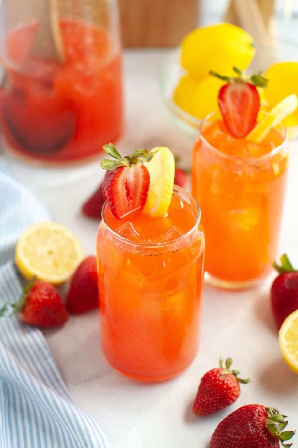 Strawberry Lemonade - Retro Recipe Book