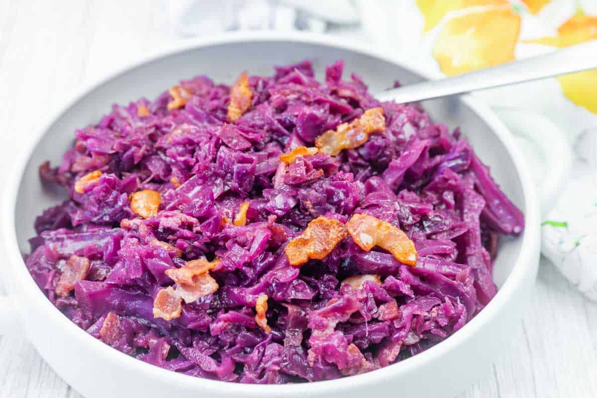 Oma's German Red Cabbage - Retro Recipe Book