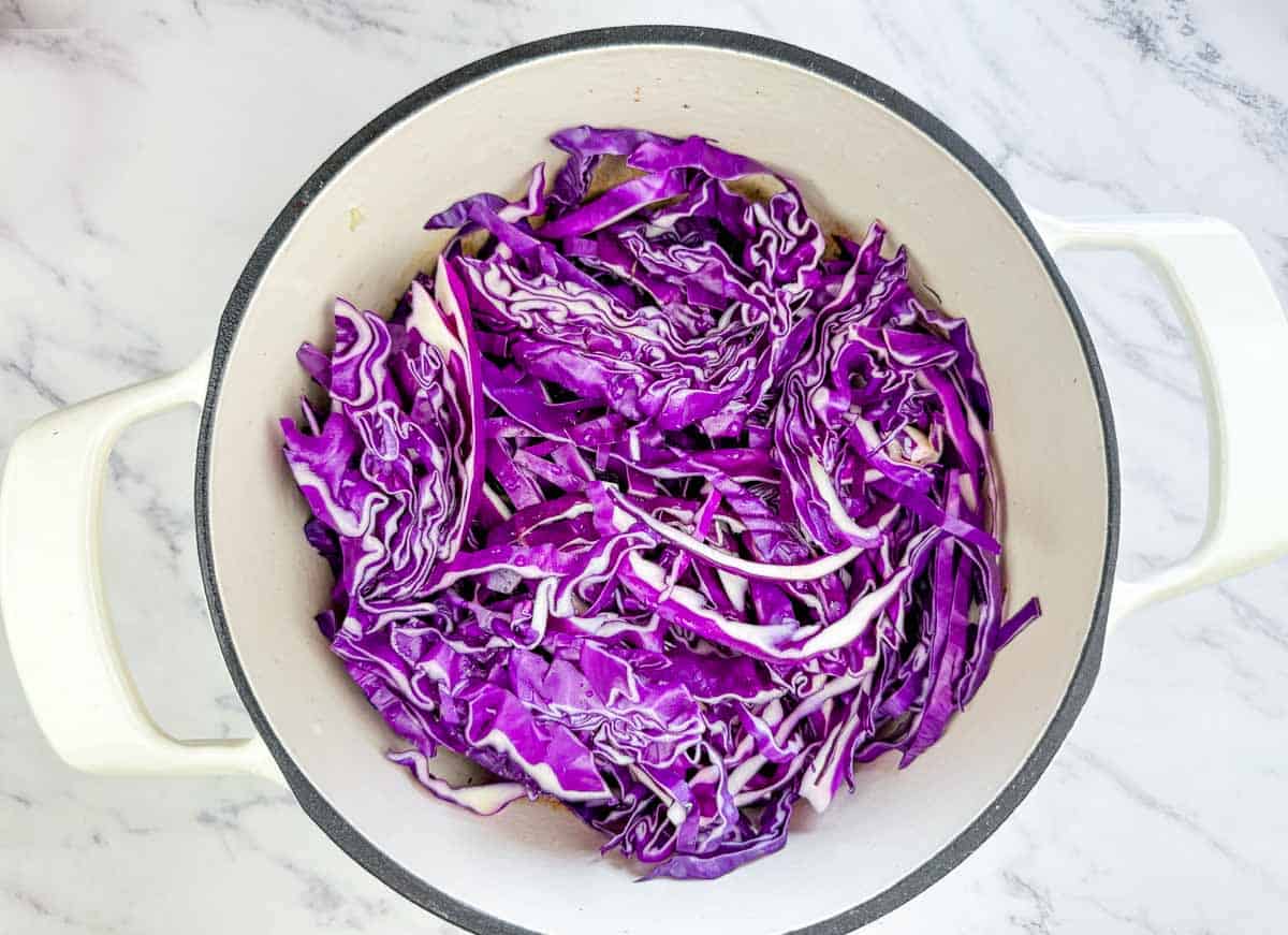 Oma's German Red Cabbage - Retro Recipe Book