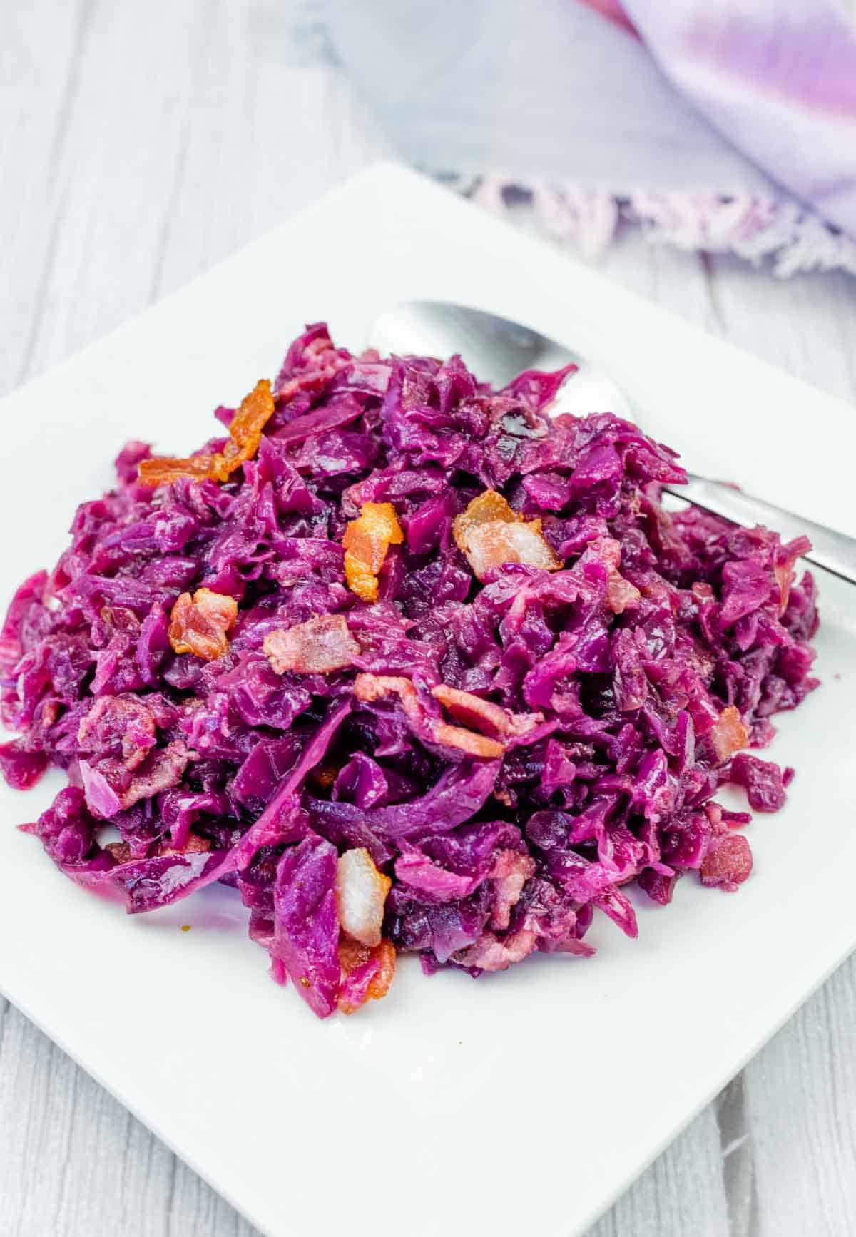 Oma's German Red Cabbage - Retro Recipe Book